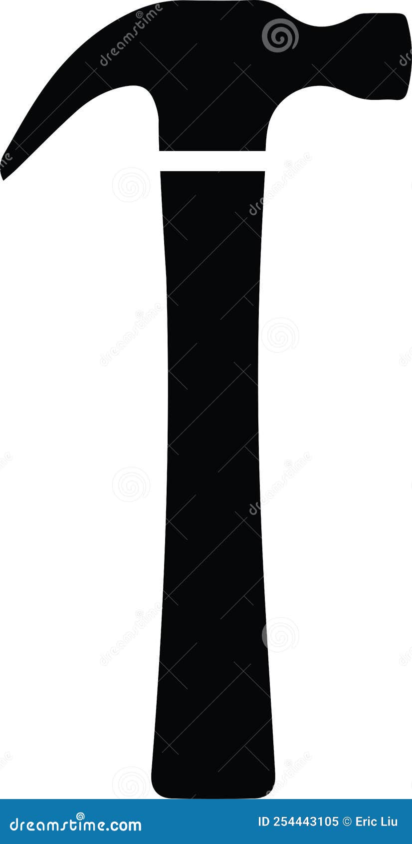 Hammer Tool Construction Equipment Worker Building Houses Stock Vector ...