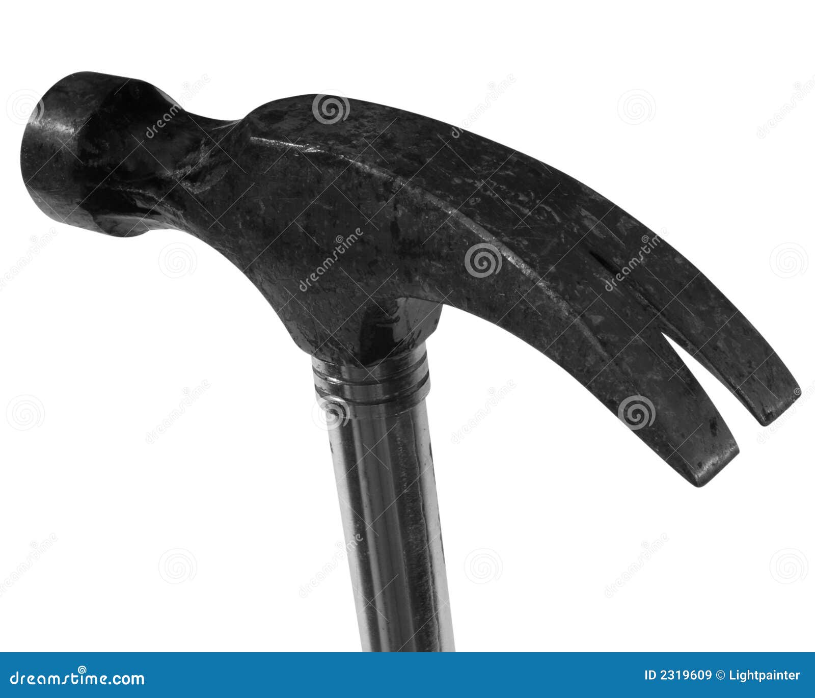 Hammer top, outlined stock image. Image of repairman, improvement - 2319609