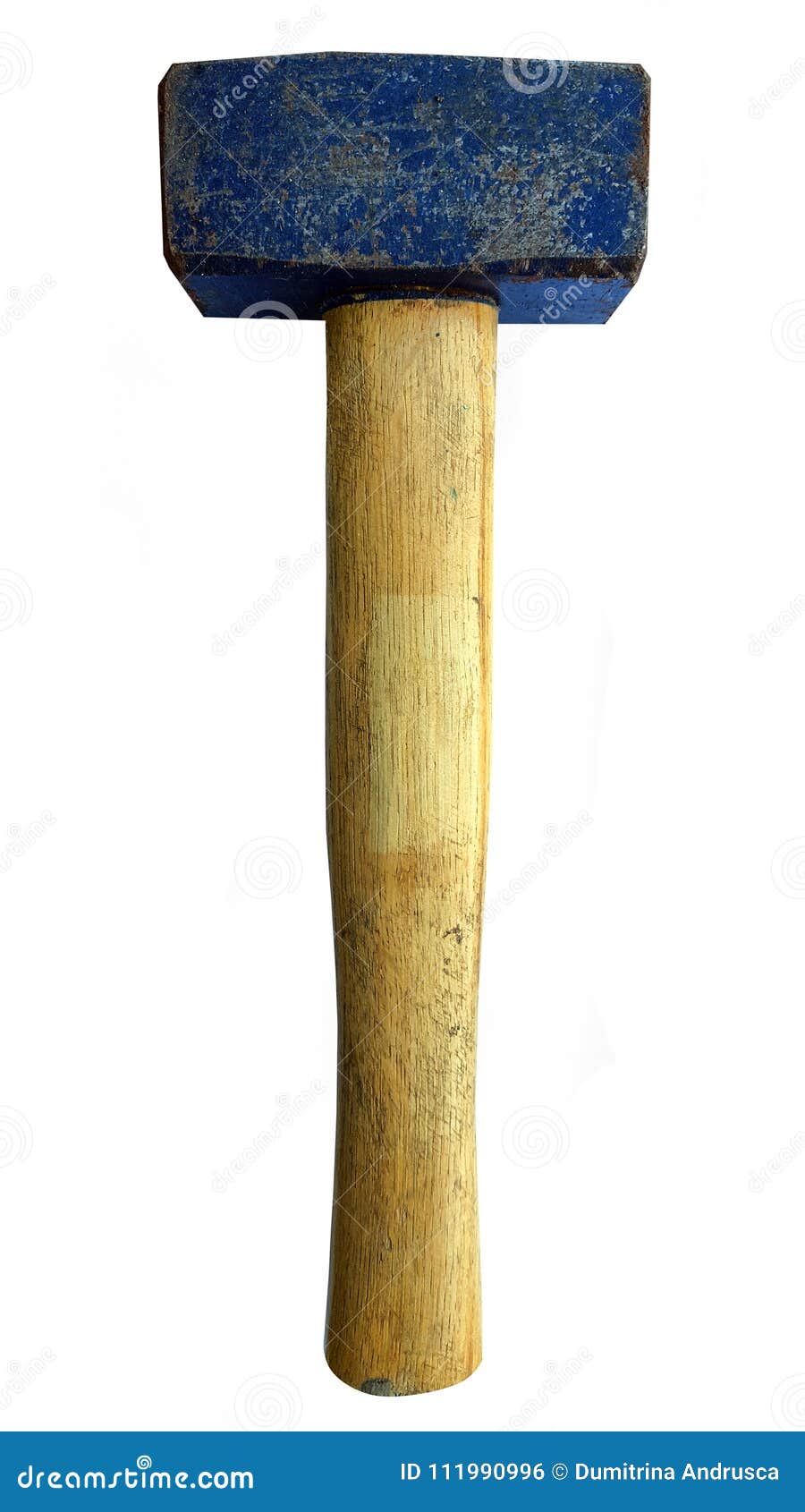 Hammer isolated on white stock photo. Image of instrument - 111990996