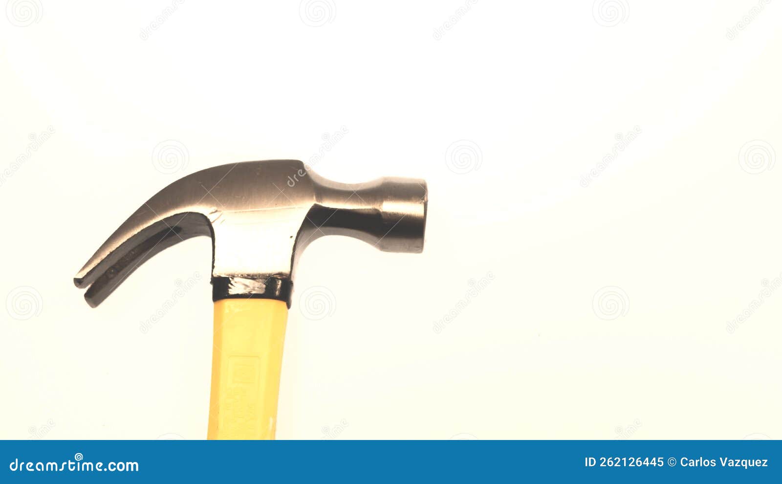 Hammer on white background stock image. Image of cutout - 262126445