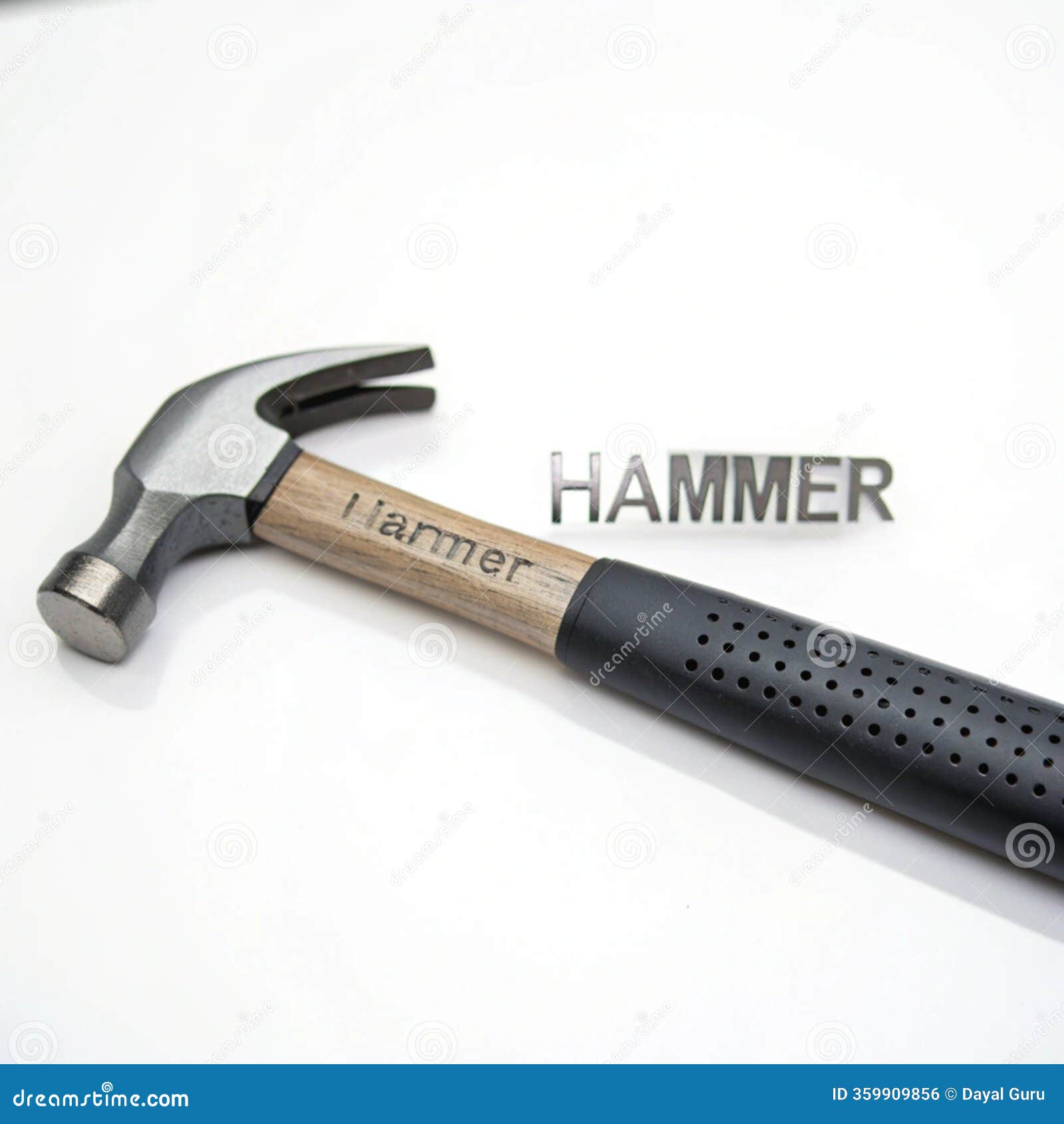 Hammer with the Word â€œhammerâ€ on Transparent Background Stock ...
