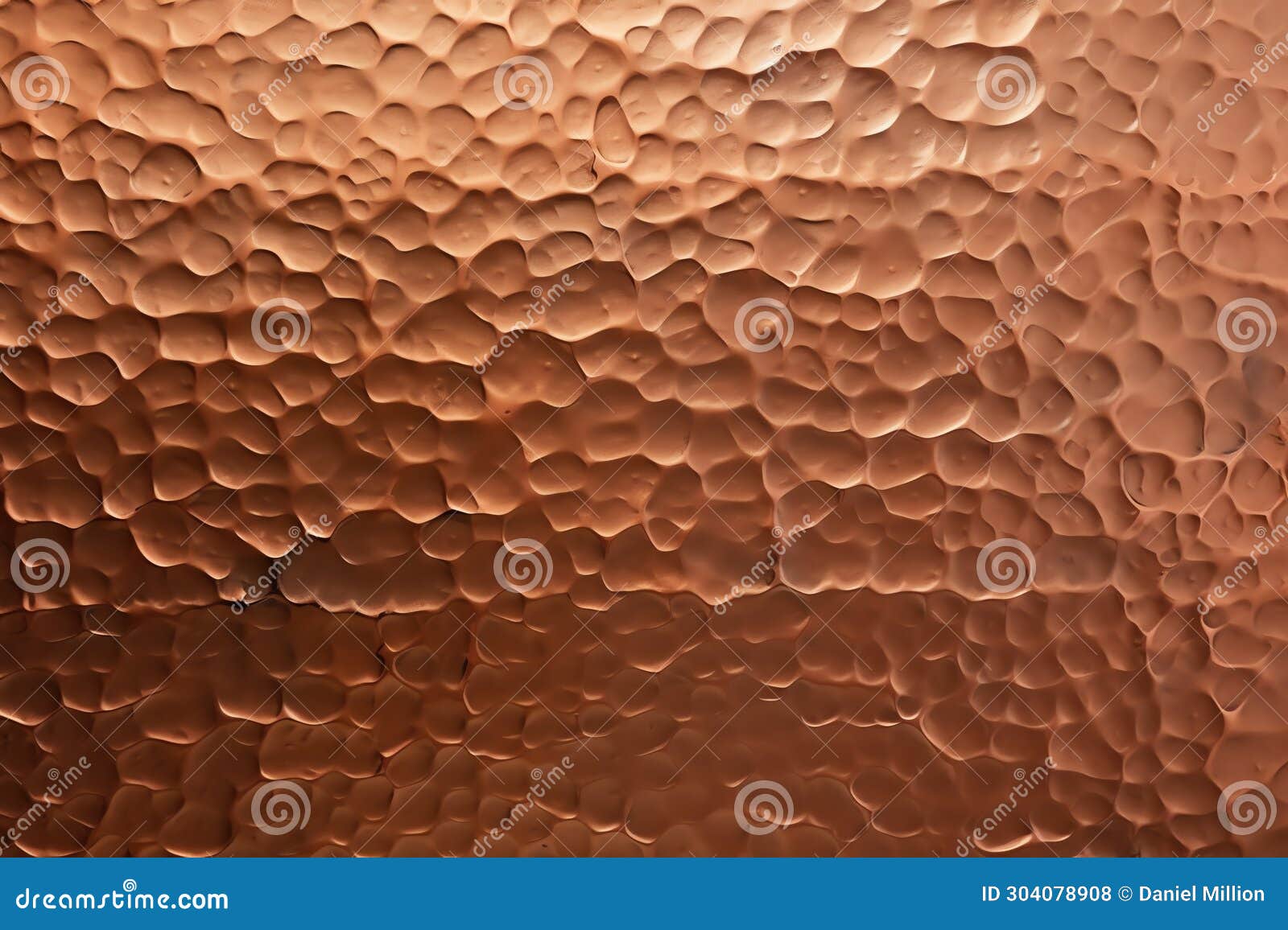 Hammered Copper Wall Texture Stock Photo | CartoonDealer.com #304078902