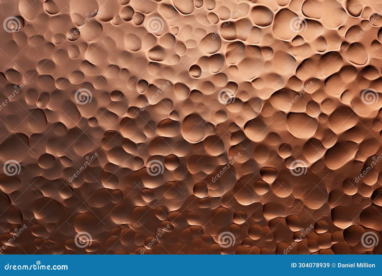 Hammered Copper Wall Texture Stock Photography | CartoonDealer.com #304078916