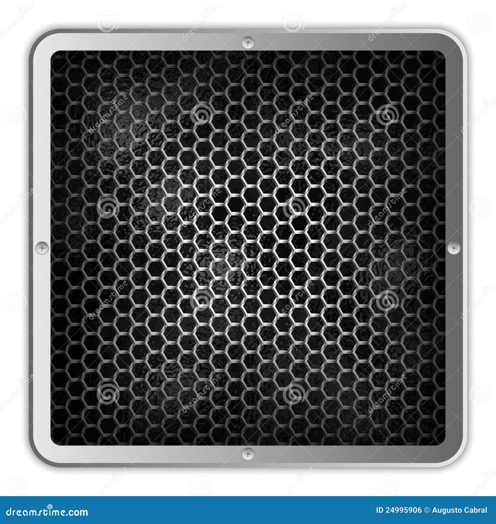 Hammered Metal Silver Square Stock Vector - Illustration of plate ...