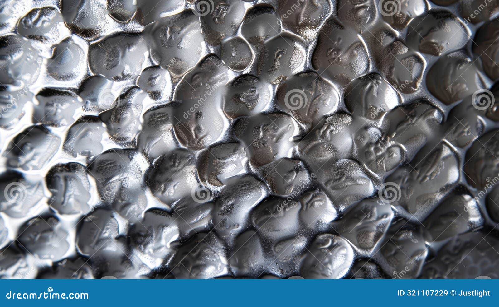 A Hammered Texture with a Series of Small Raised Bumps and Ridges that ...