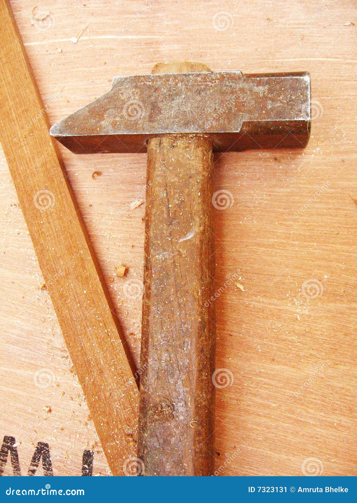 Hammering Hammer stock image. Image of iron, carpentry - 7323131
