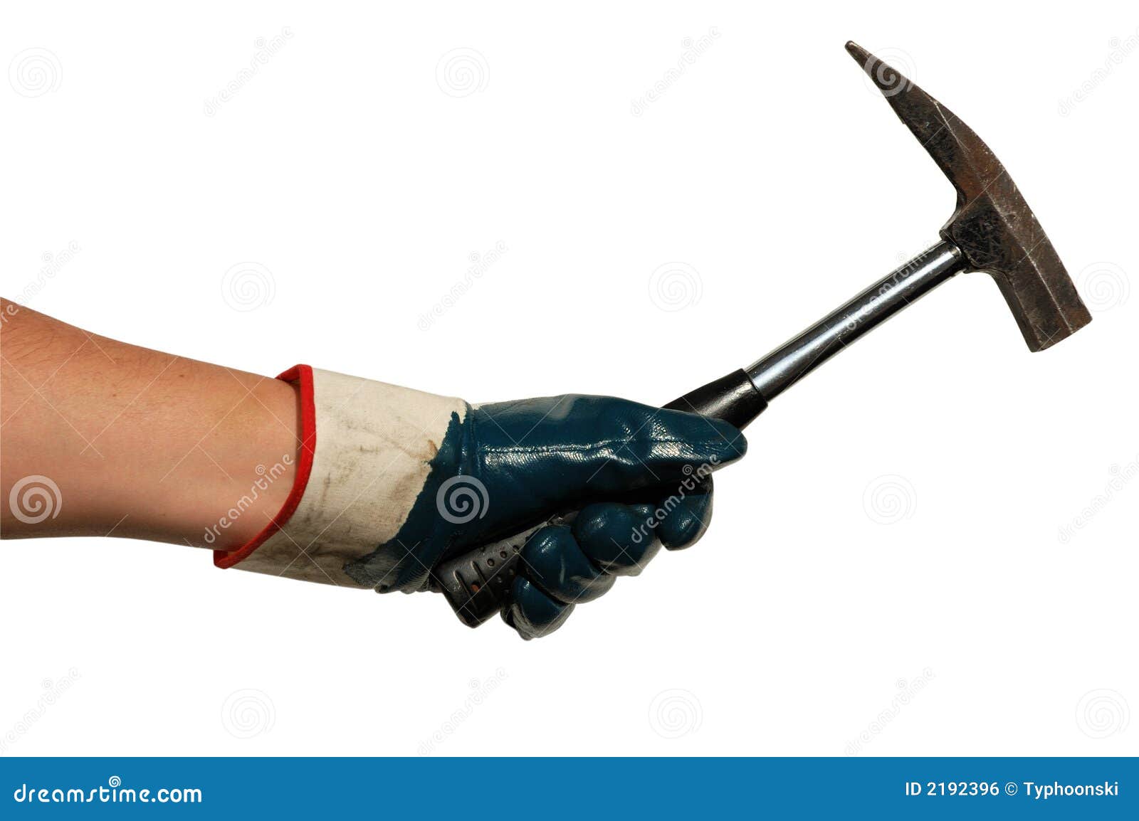 Hammering Hand stock photo. Image of carpentry, hammer - 2192396