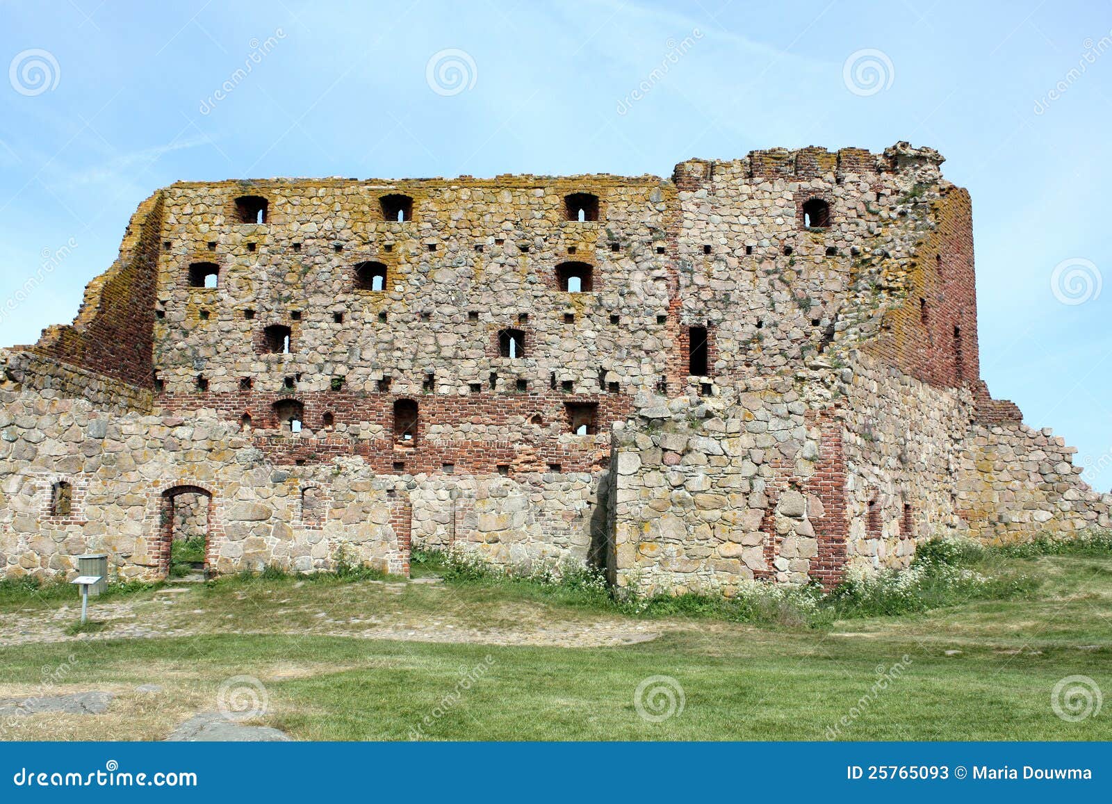 Hammershus image stock. Image du ciel, architecture, histoire - 25765093