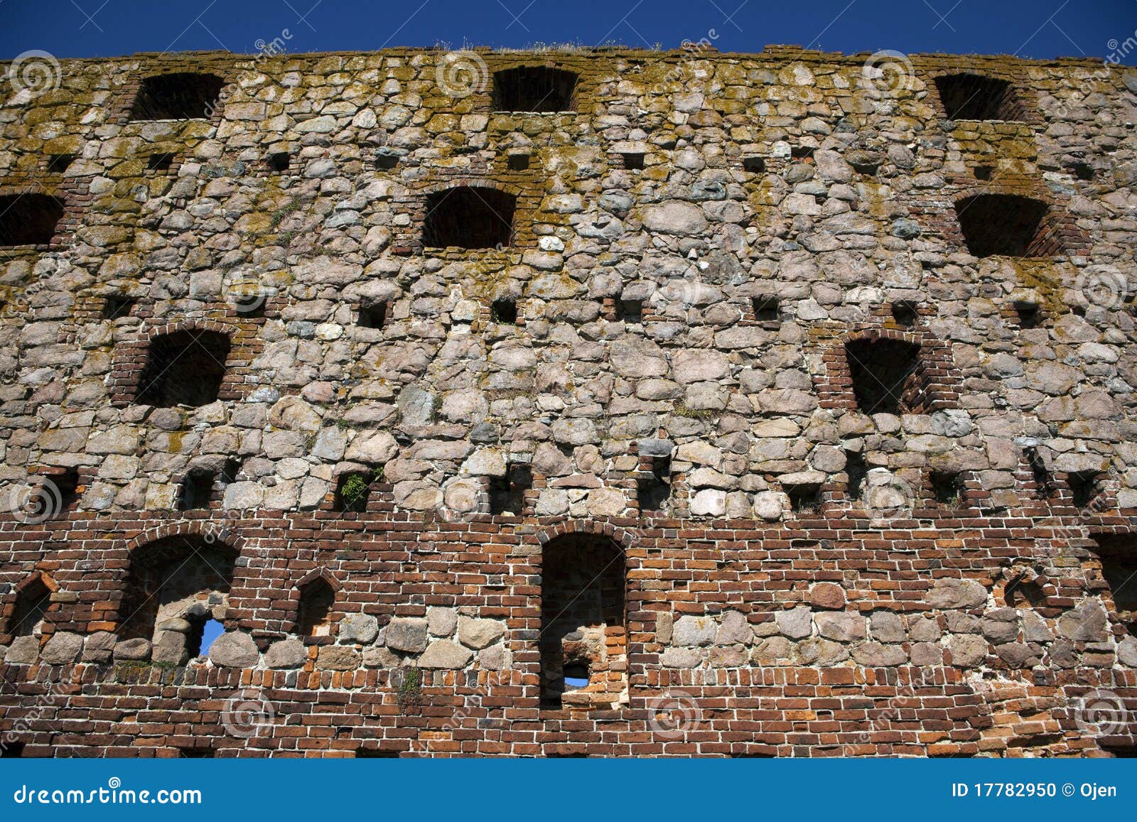 Hammershus Fort, Denmark. stock photo. Image of building - 17782950