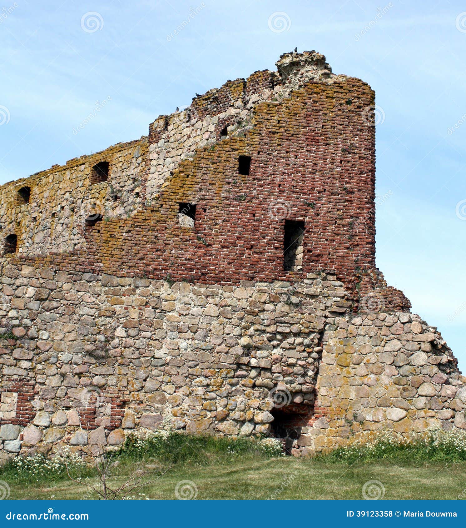 Hammershus ruins stock photo. Image of denmark, ruin - 39123358