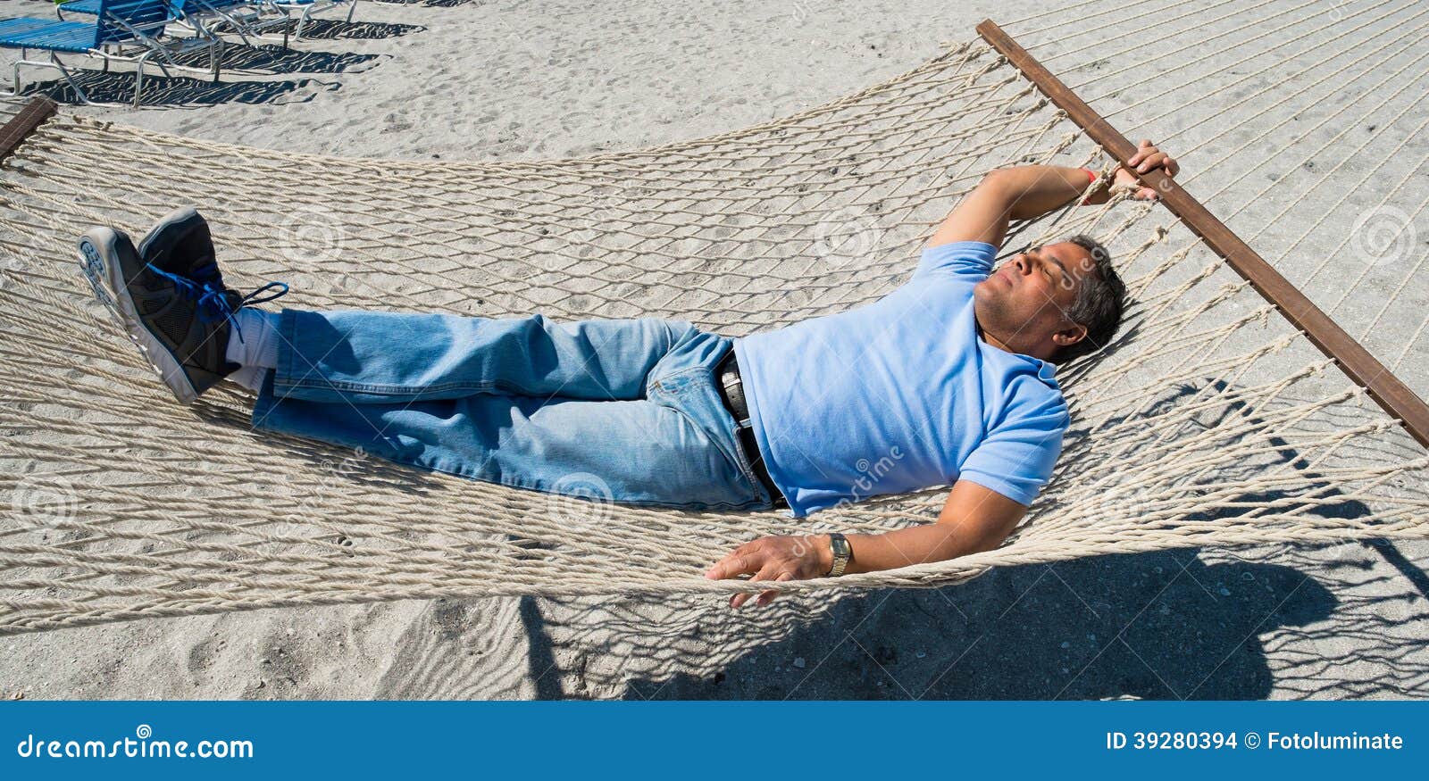 Hammock man stock photo. Image of relaxation, vacation - 39280394