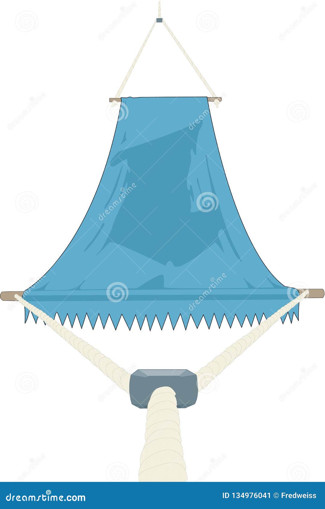 Hammock Vector Illustration Stock Vector - Illustration of hammock ...