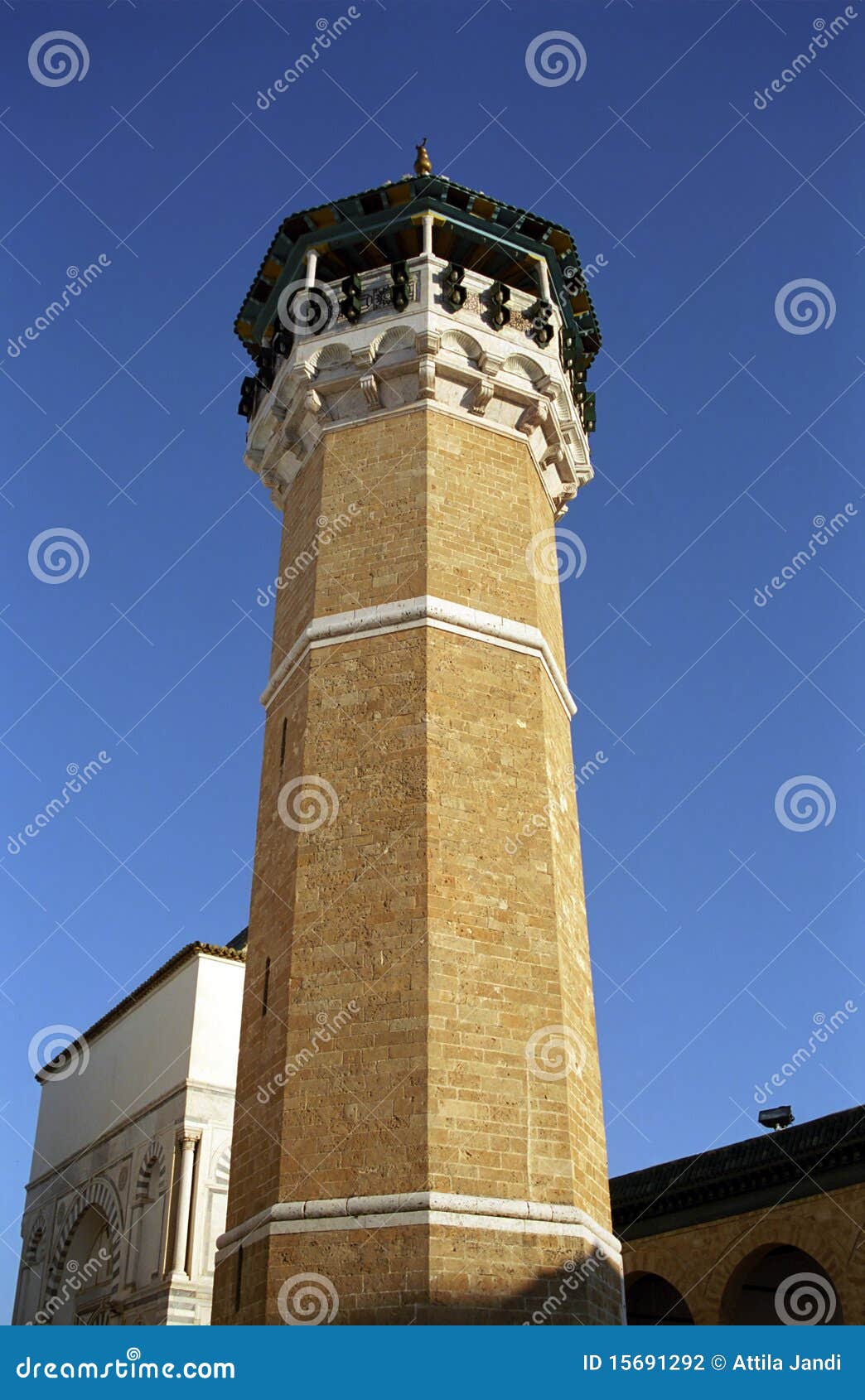 Hammouda Pasha Mosque, Tunis, Tunisia Stock Photo - Image of hell ...