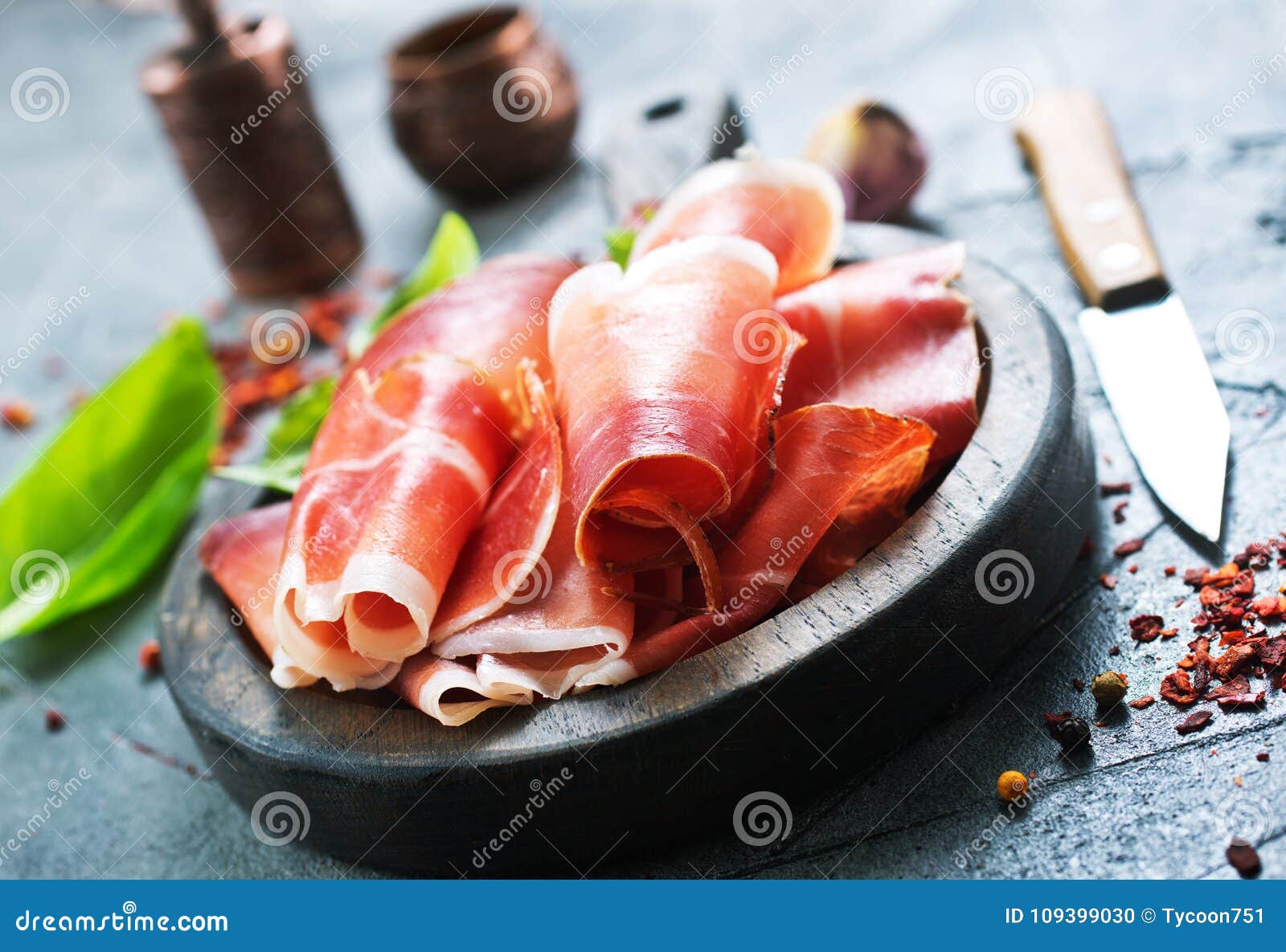 Hamon foto de stock. Imagem de gordo, fumado, alimento - 109399030