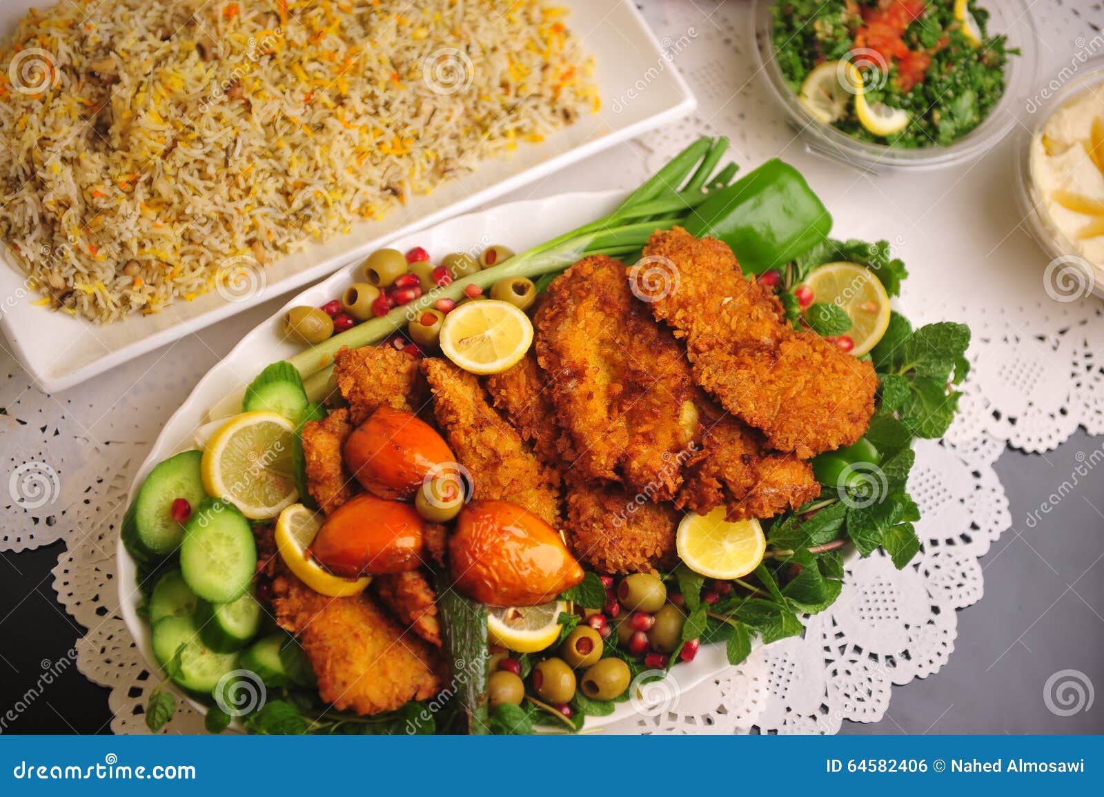 Hamour fillet stock photo. Image of beverage, food, fillet - 64582406