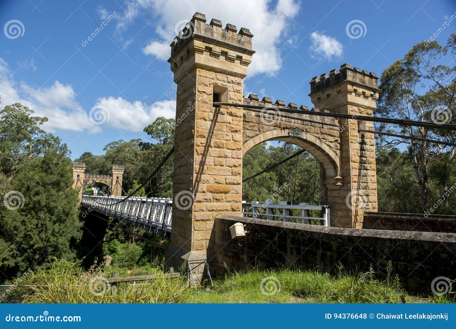 Hampden Bridge Kangaroo Valley Stock Photo - Image of beautiful, road ...