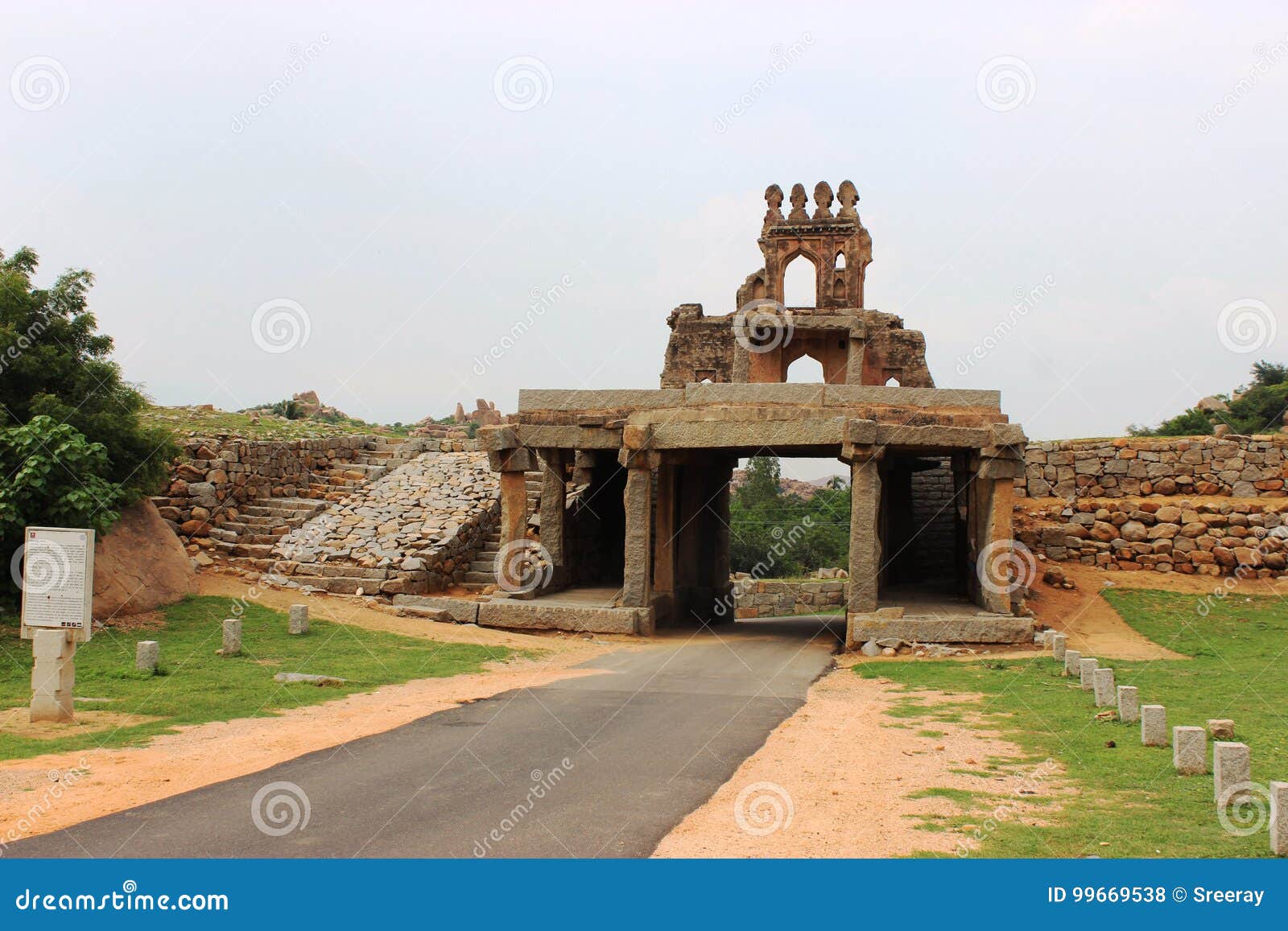 Hampi Fort Ruins Royalty-Free Stock Photography | CartoonDealer.com ...