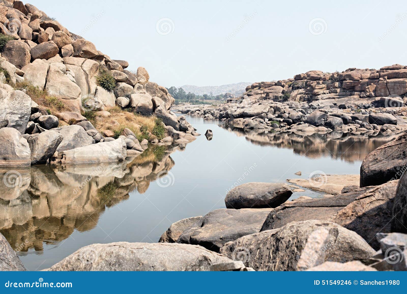 Hampi stock photo. Image of serene, india, asia, hampi - 51549246
