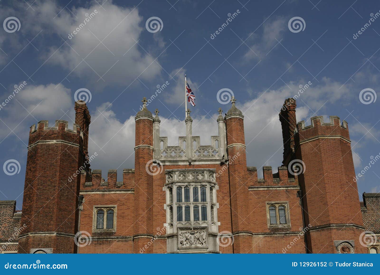Hampton Court Castle stock photo. Image of landmark, castle - 12926152