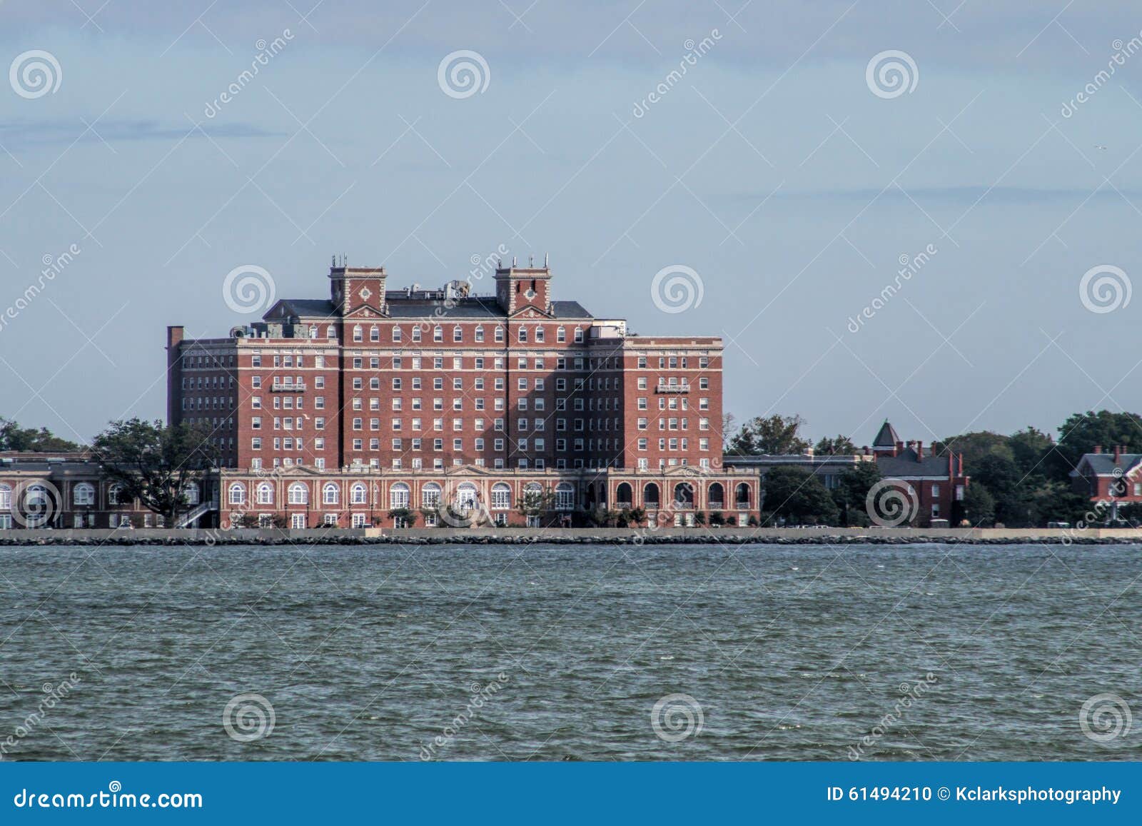 Hampton Virginia Waterfront Brick Architecture Stock Foto - Image of ...