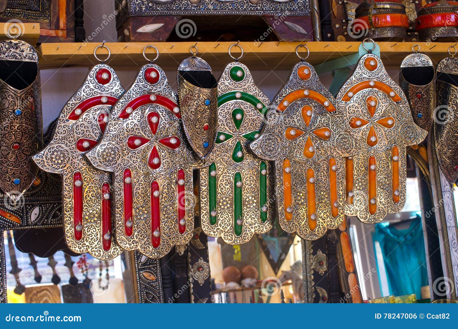 Moroccan Khamsa Hamsa Hands Of Fatima Good Luck Royalty-Free Stock ...