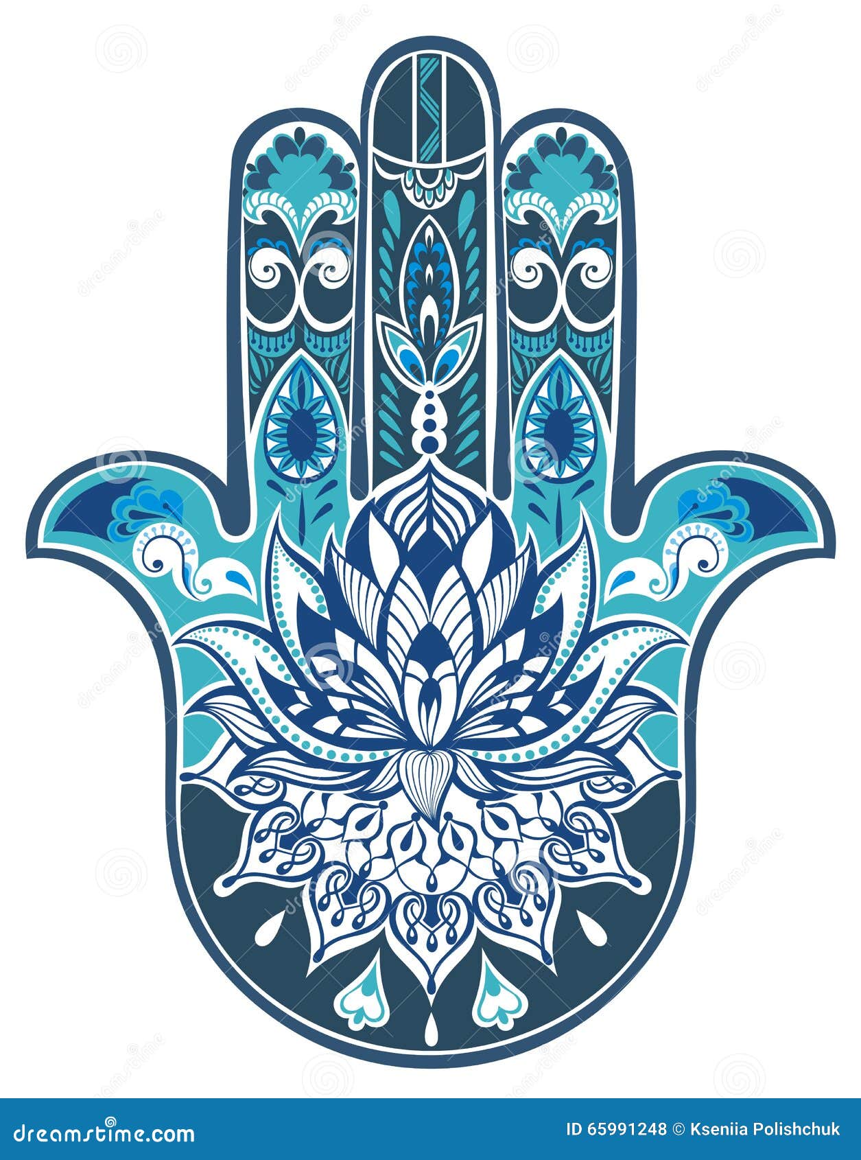 Hamsa design stock vector. Illustration of luck, design - 65991248