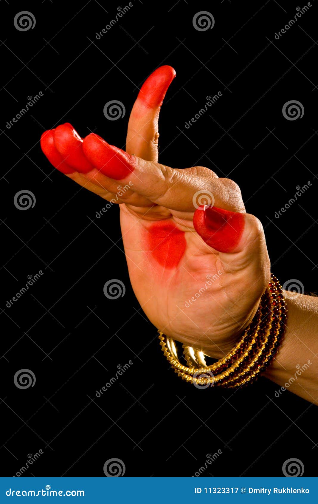 Hamsapaksha Hasta of Indian Dance Bharata Natyam Stock Image - Image of ...