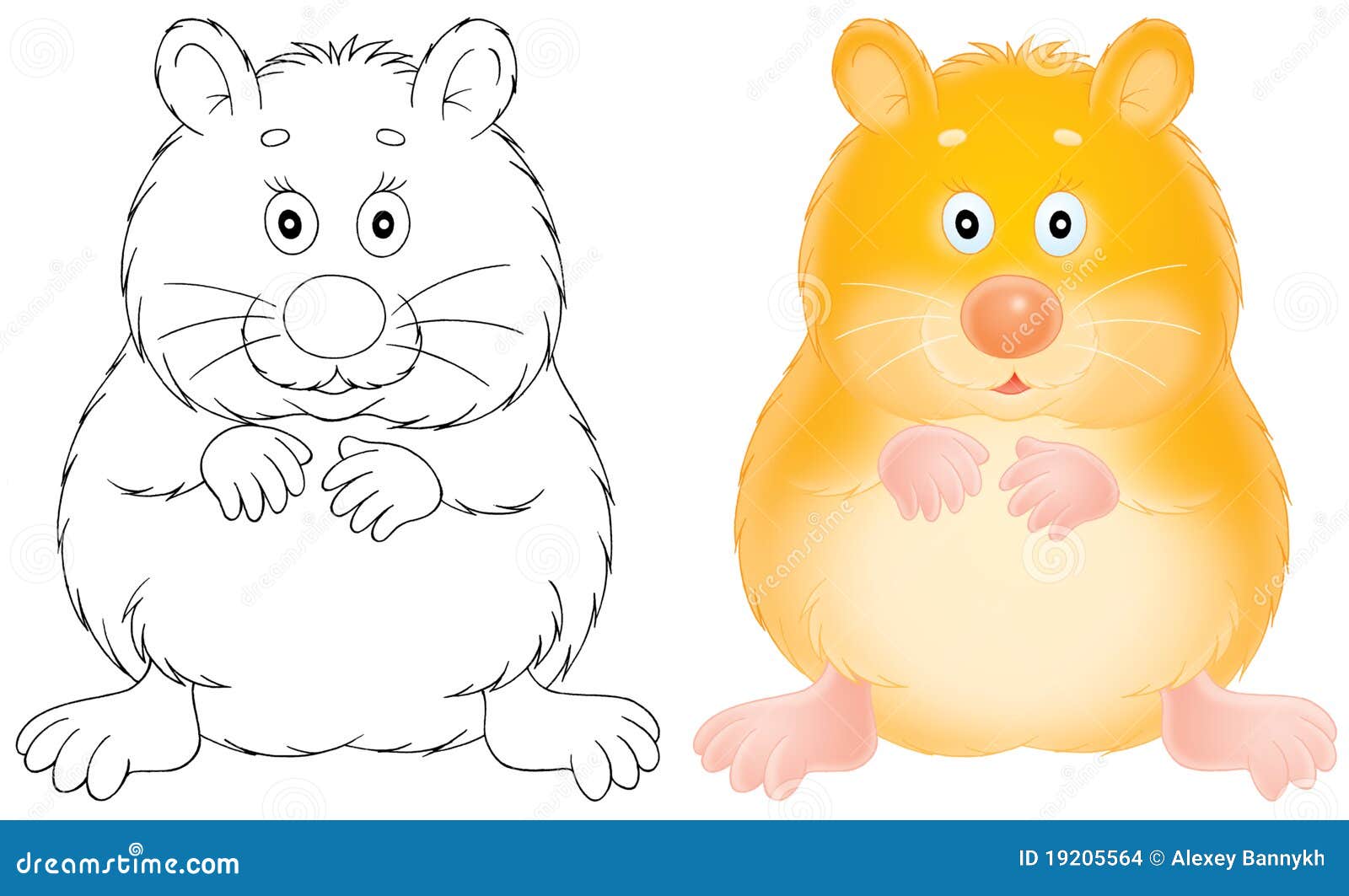 Hamster stock illustration. Illustration of cartoon, clipart - 19205564
