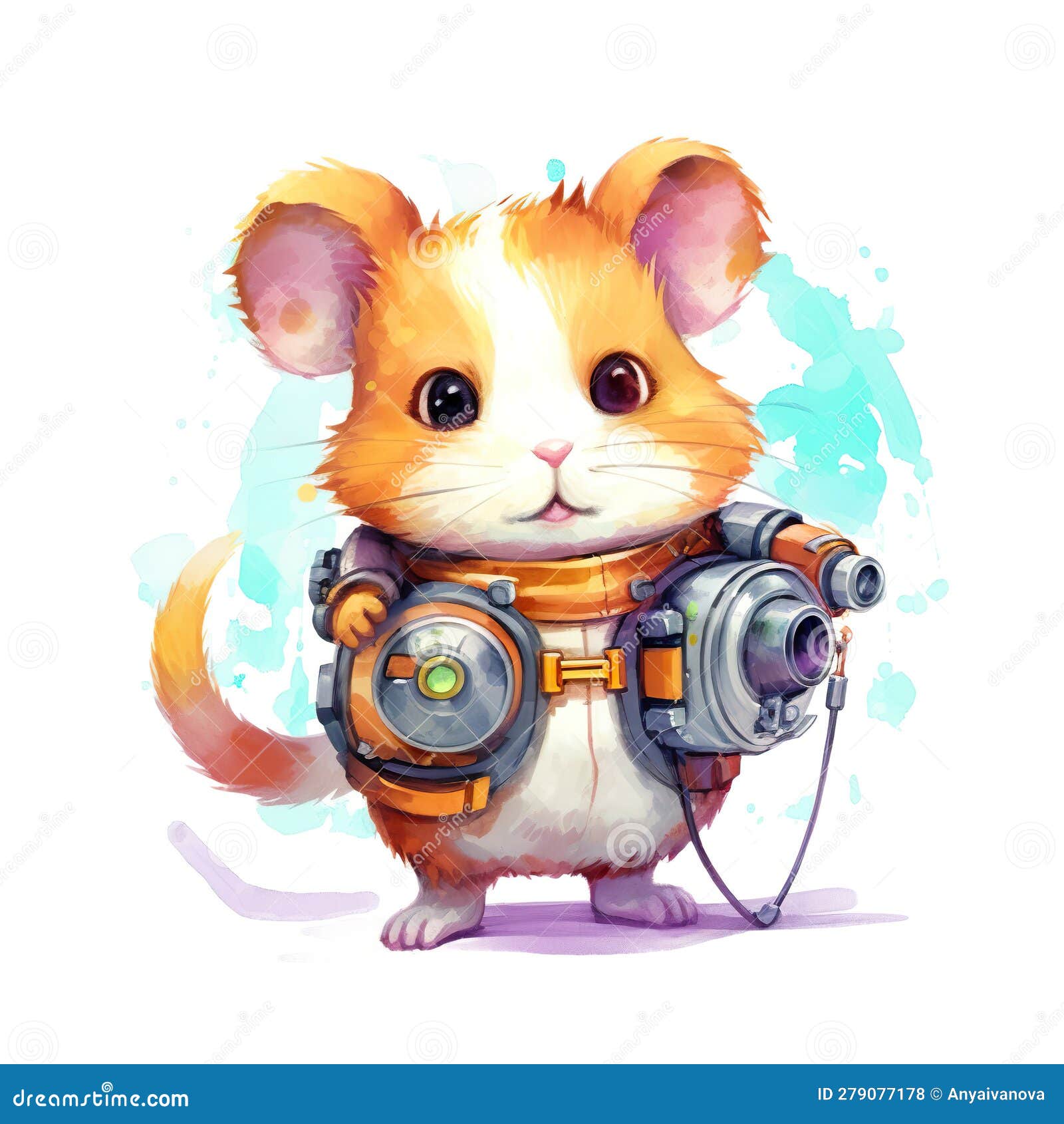 A Hamster with a Camera in Its Hands. Generative AI Image. Stock ...
