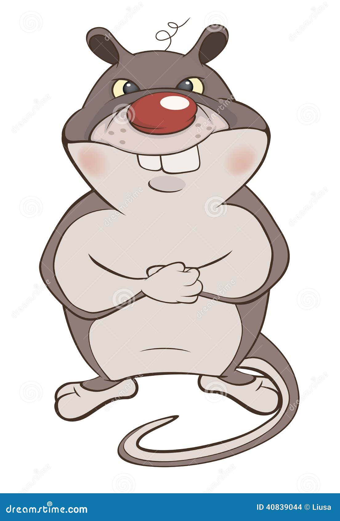 Hamster cartoon stock vector. Illustration of shaggy - 40839044