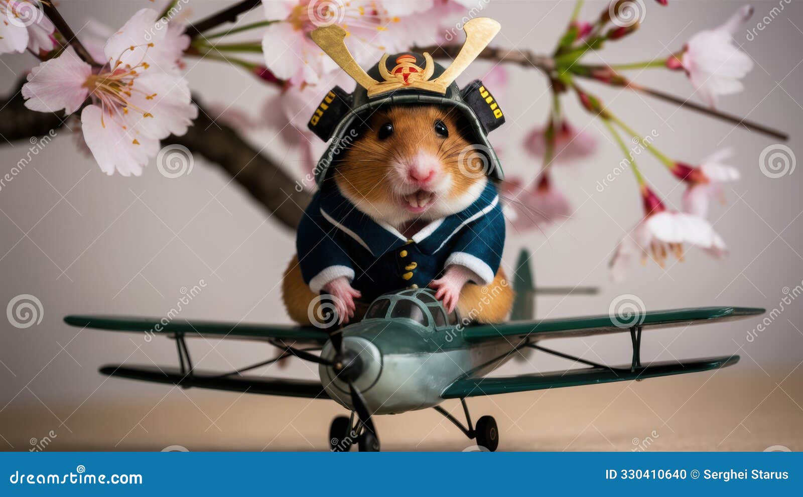 A Hamster Dressed As A Tiny Pirate Generated By AI Royalty-Free Stock ...