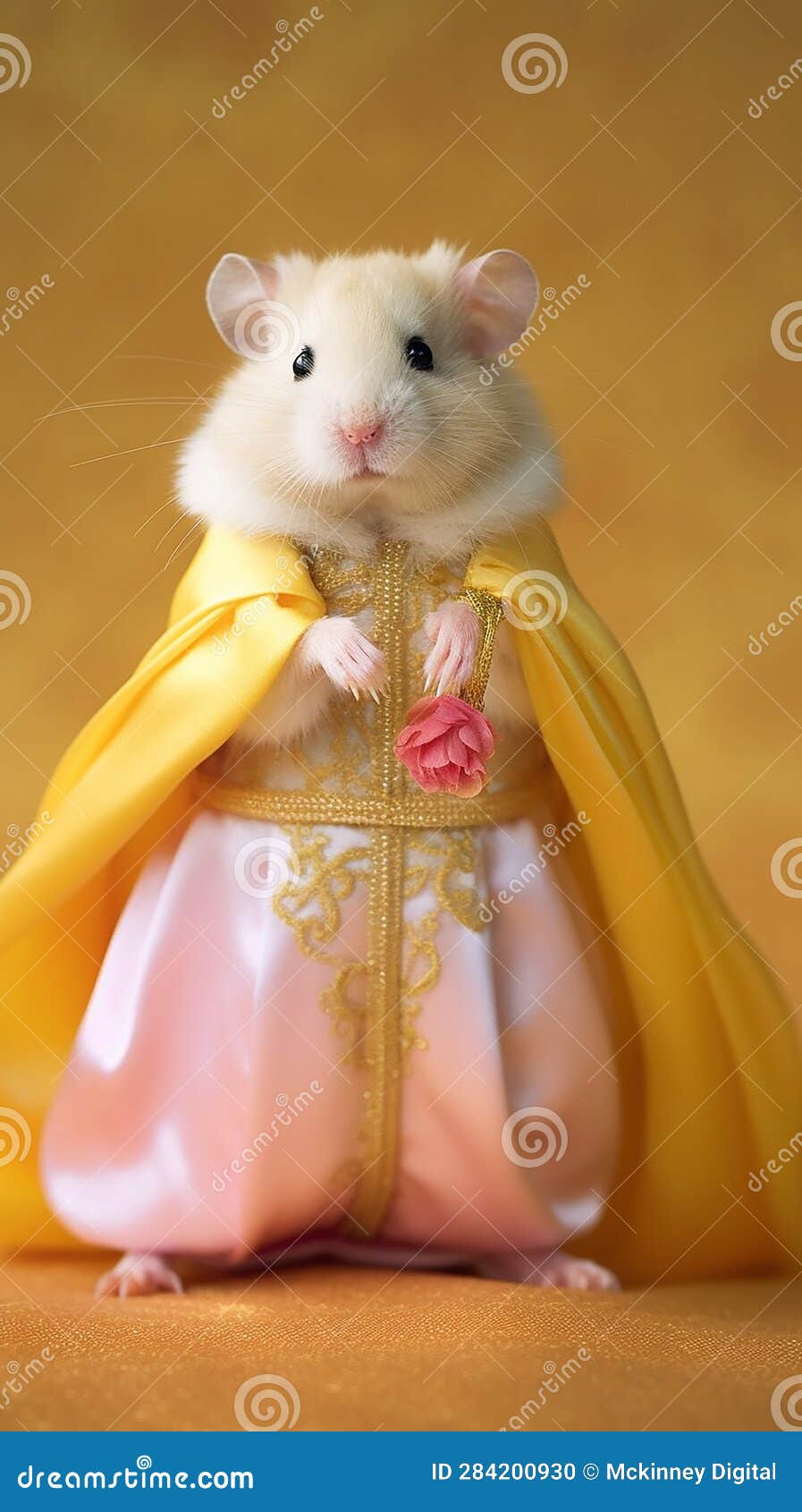 Hamster Dressed in Fairy Tale Style Outfit. Created Using Ai Generative ...