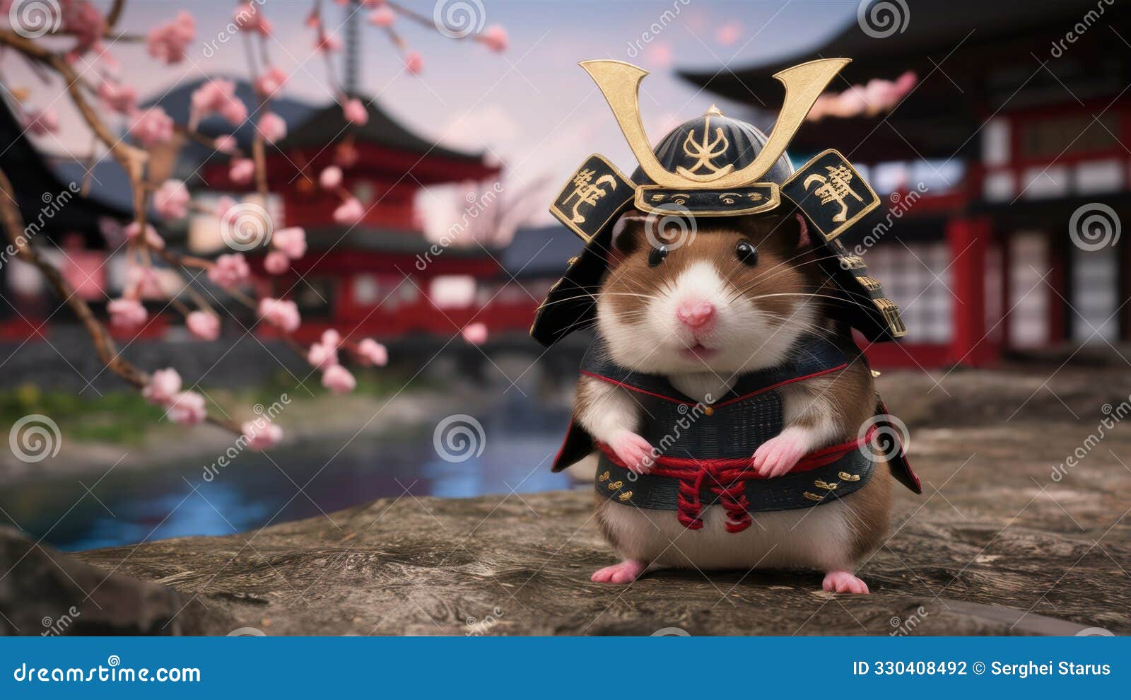 A Hamster Dressed As A Tiny Pirate Generated By AI Royalty-Free Stock ...