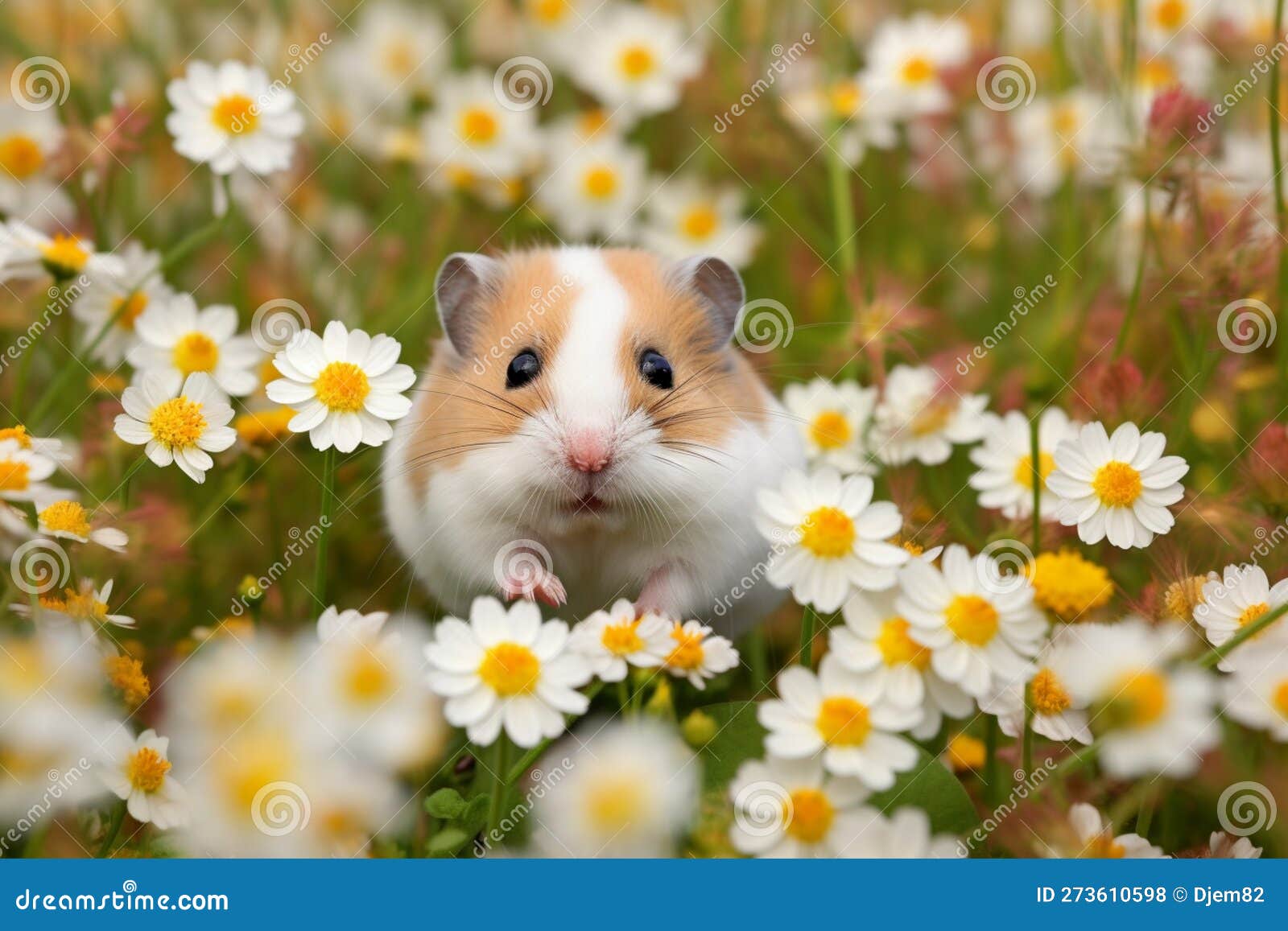 Hamster on the Grass Created with Ai Stock Photo - Image of hamster ...
