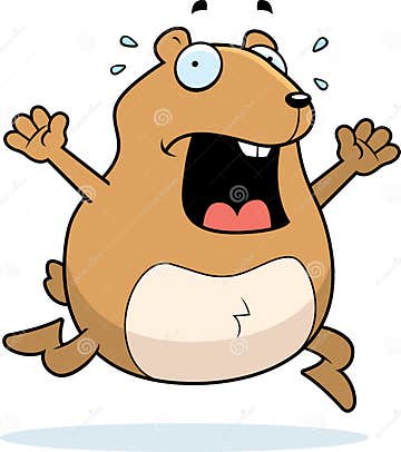Hamster Panic stock vector. Illustration of scared, terrified - 12461706