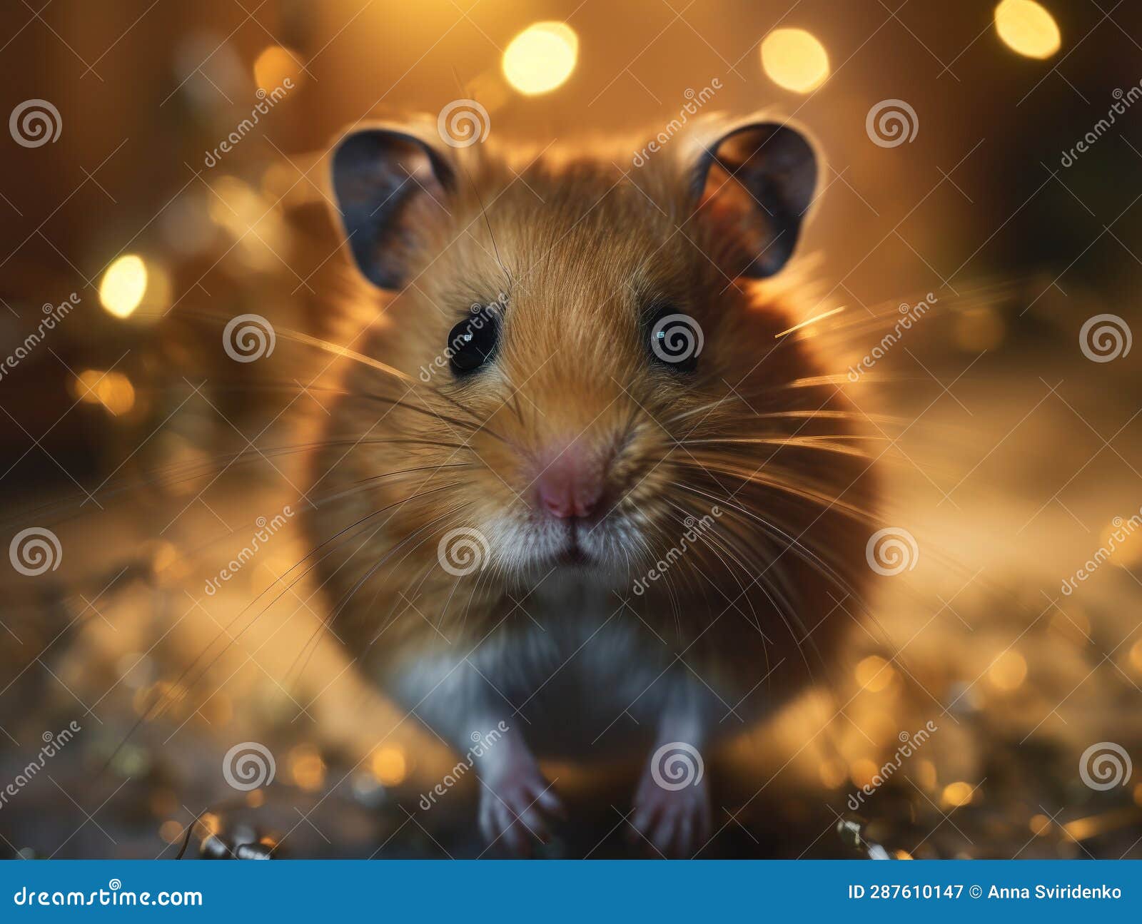 Hamster Portrait Created with Generative AI Technology Stock Image ...