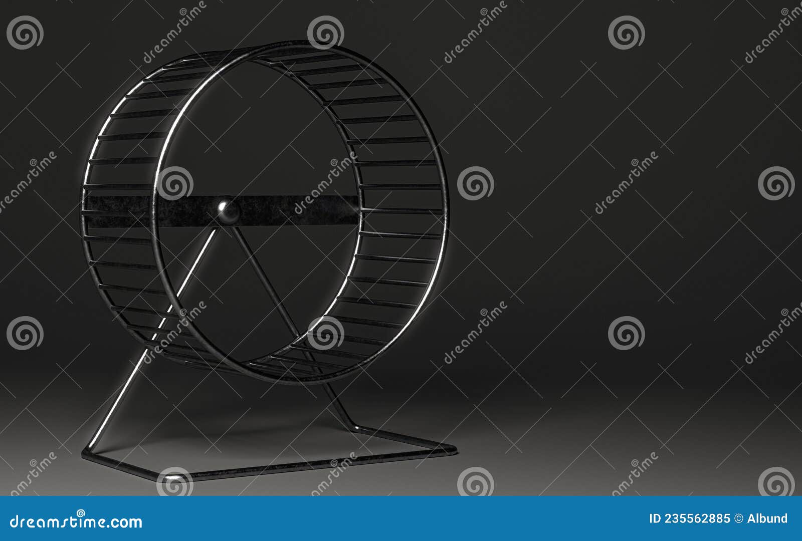 Hamster Wheel stock illustration. Illustration of workout - 235562885