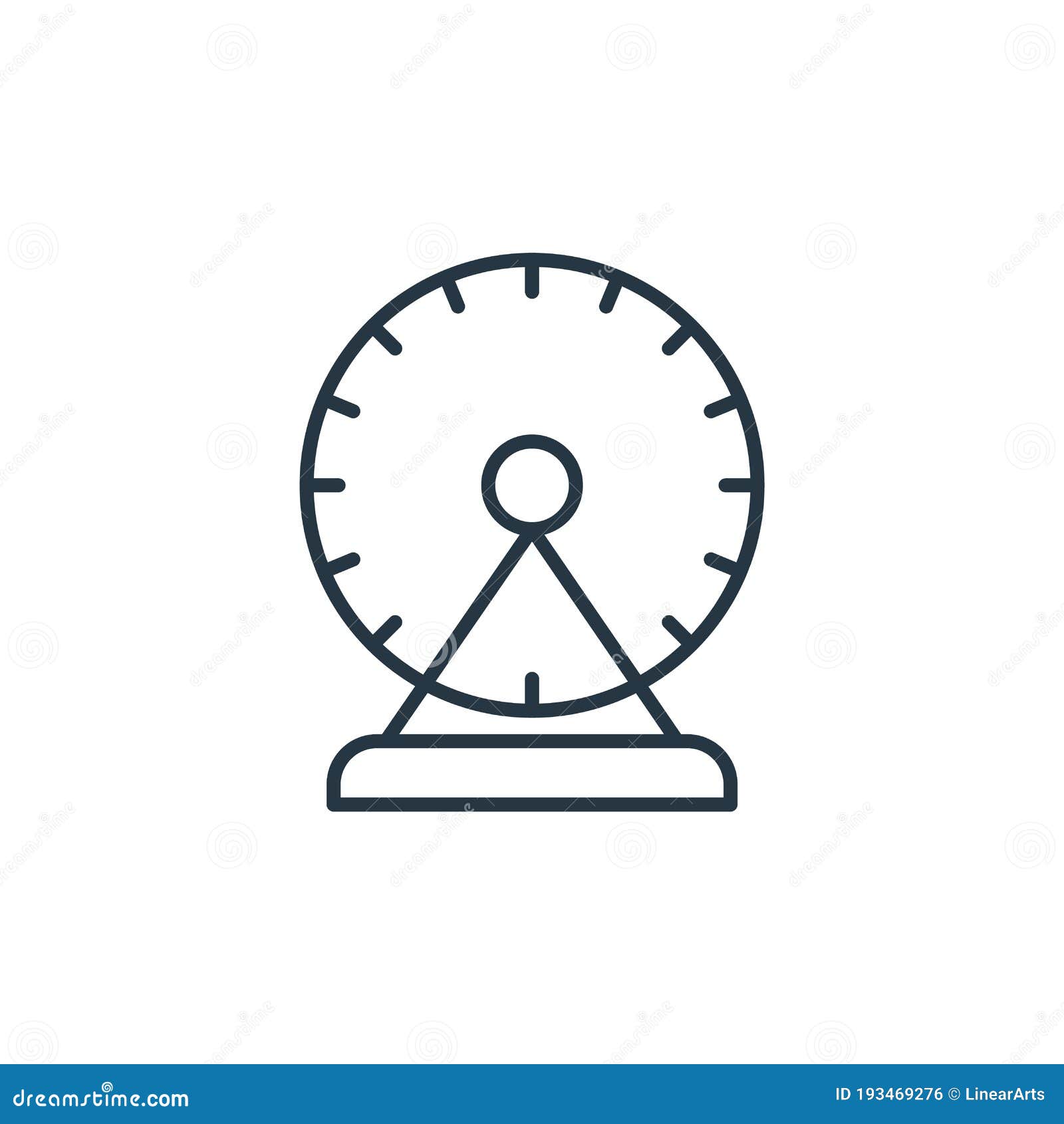 Hamster Wheel Icon Vector from Animals Concept. Thin Line Illustration ...
