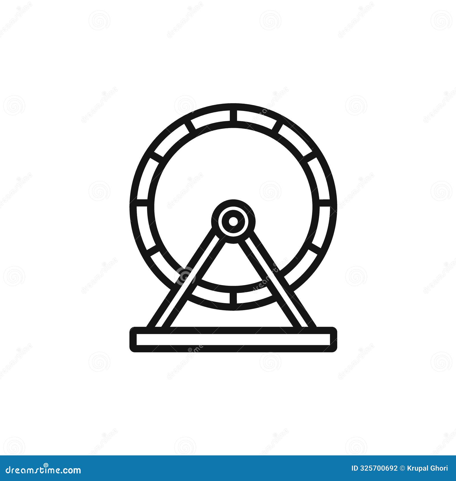 Hamster Wheel Icon Vector Set Collection for Web Stock Illustration ...