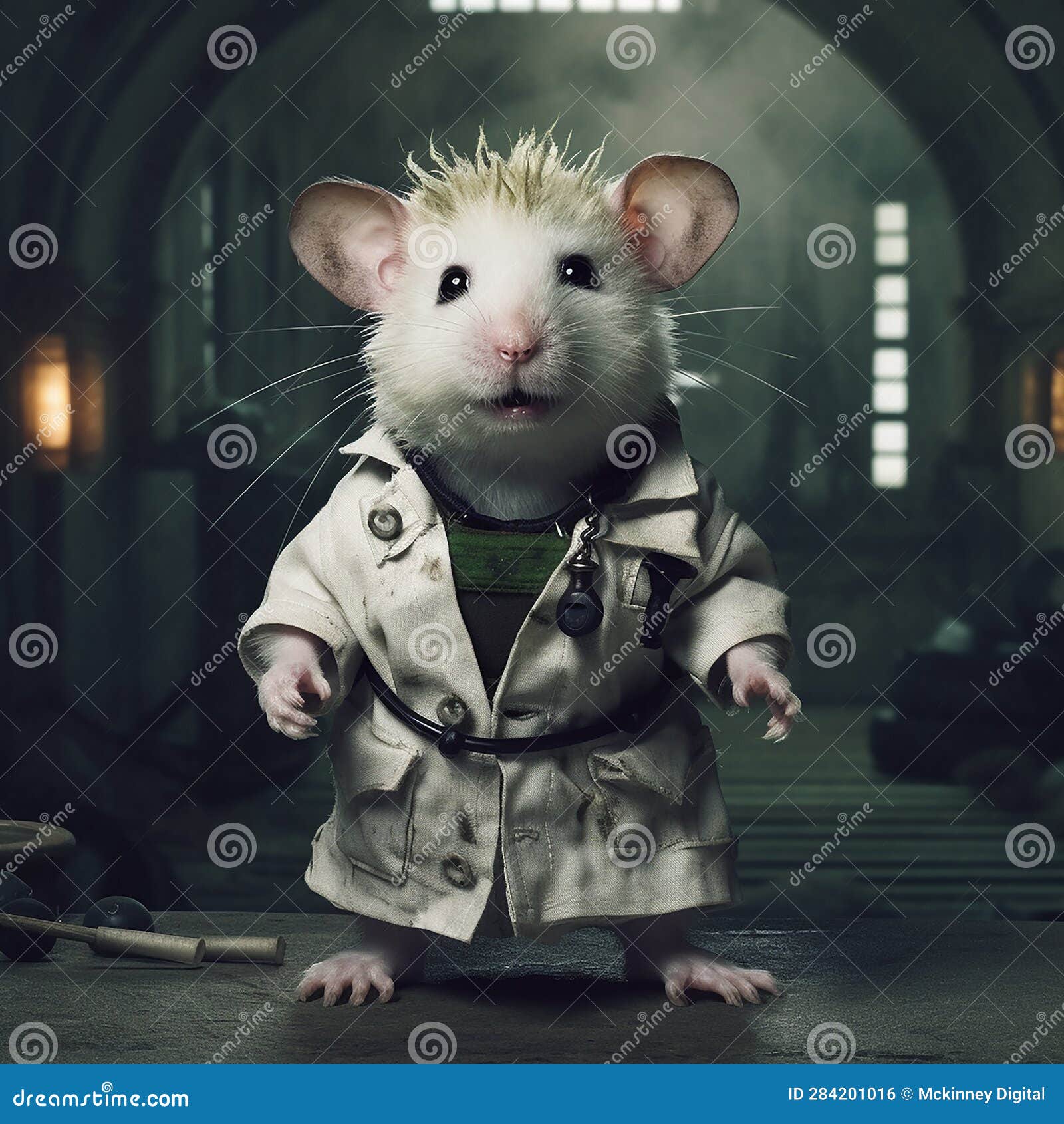 Hamster Zombie Monster with a Frankenstein S Monster Style Appearance ...