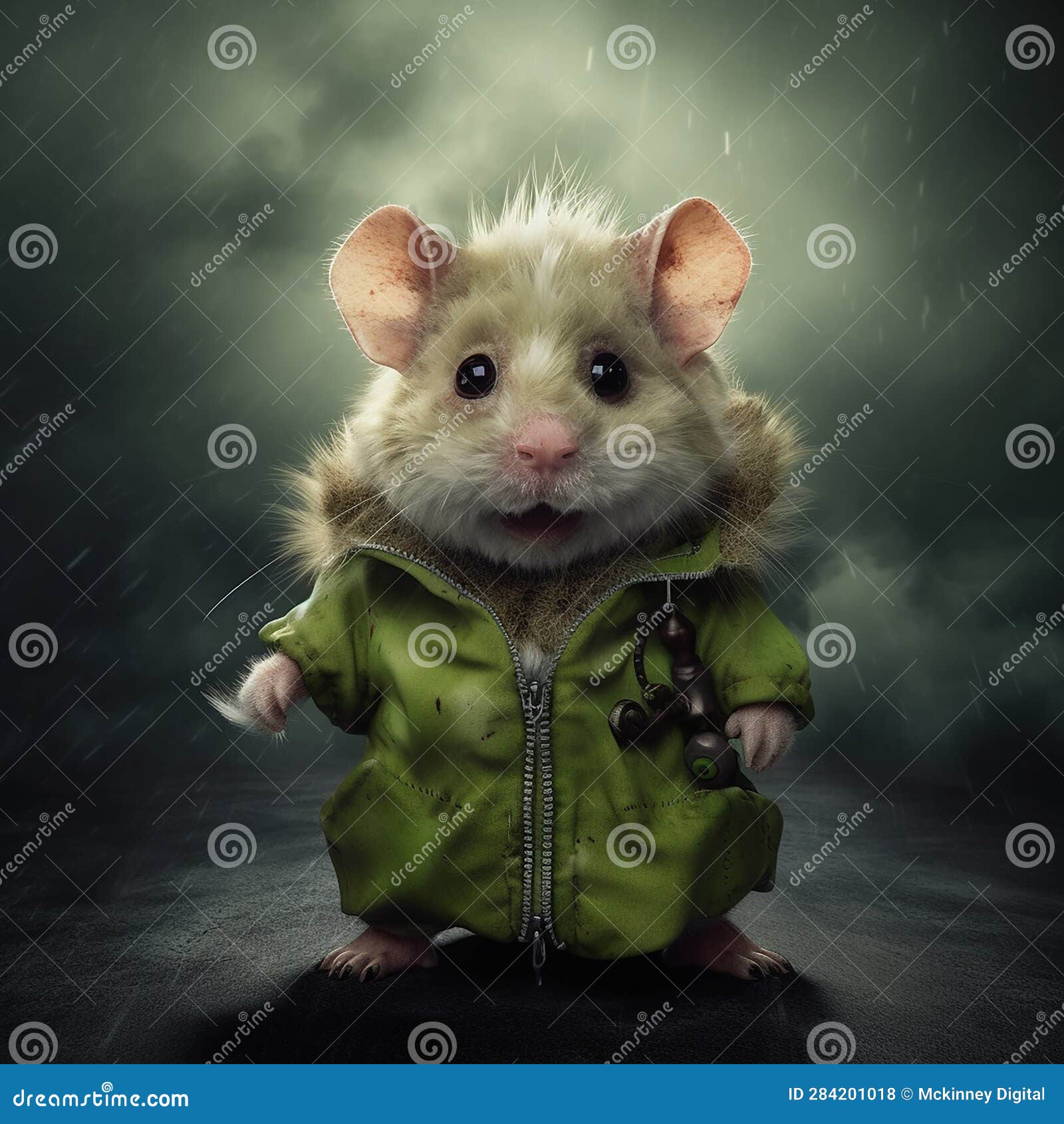 Hamster Zombie Monster with a Frankenstein S Monster Style Appearance ...