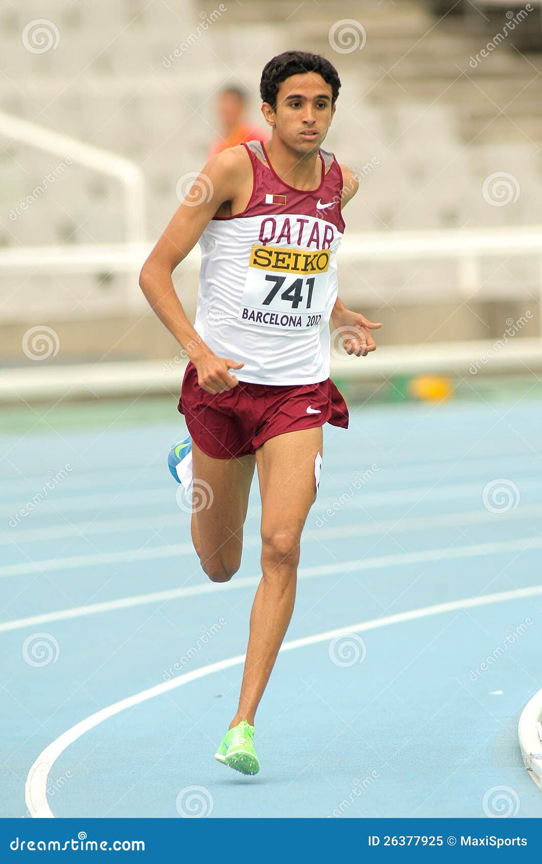 Hamza Driouch de Qatar imagem editorial. Imagem de corredor - 26377925