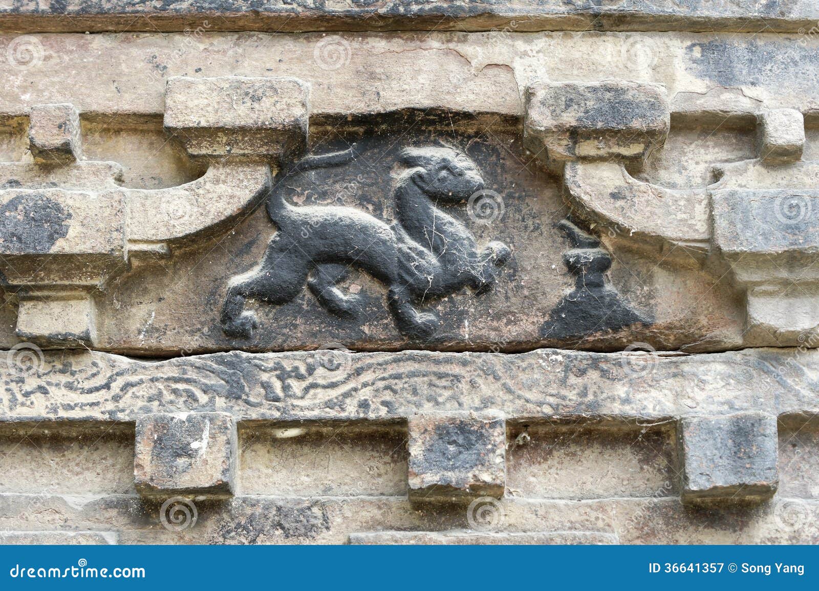 Han-dynasty Watchtower stock image. Image of watchtower - 36641357