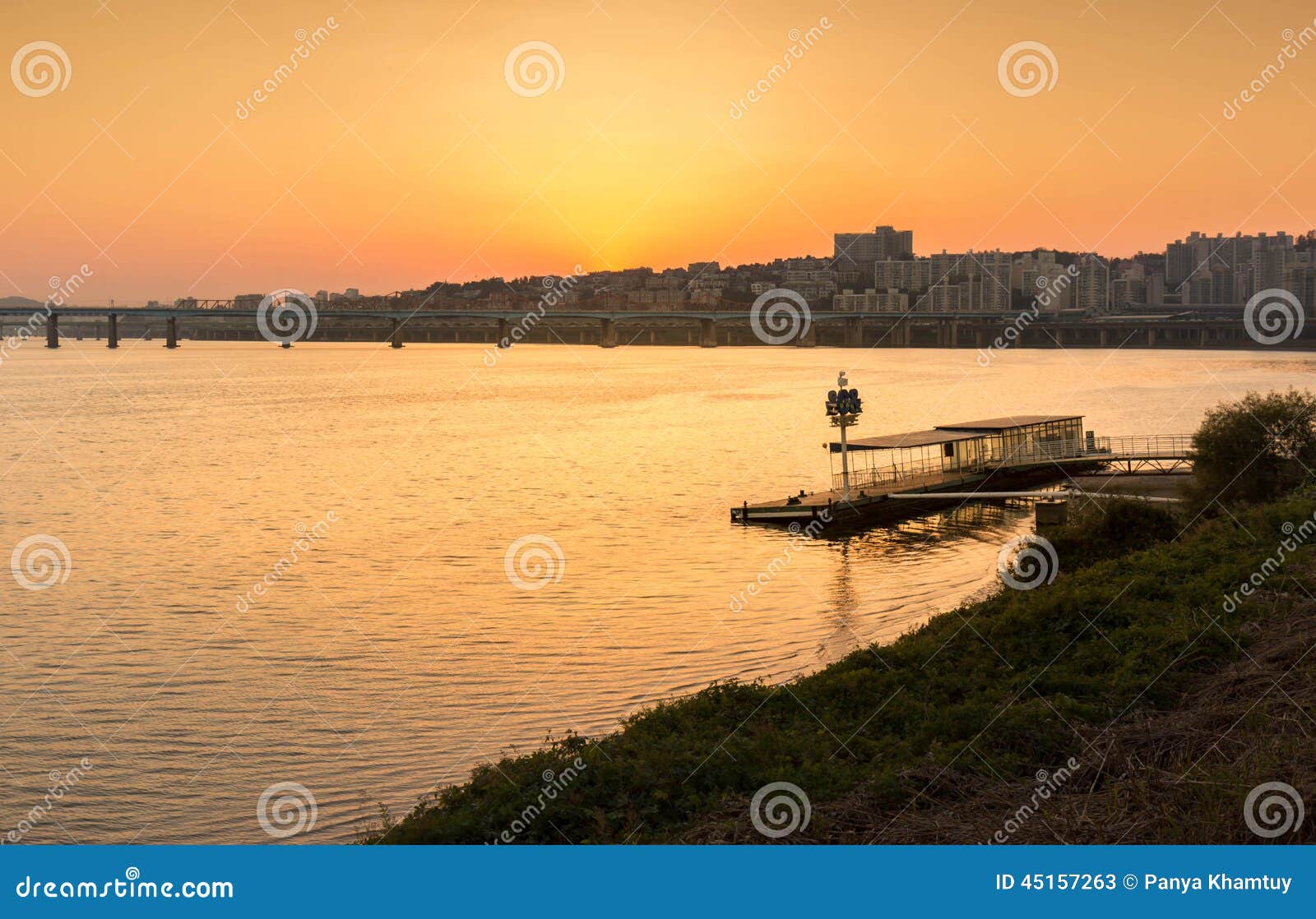 Han river stock image. Image of asia, city, seoul, river - 45157263