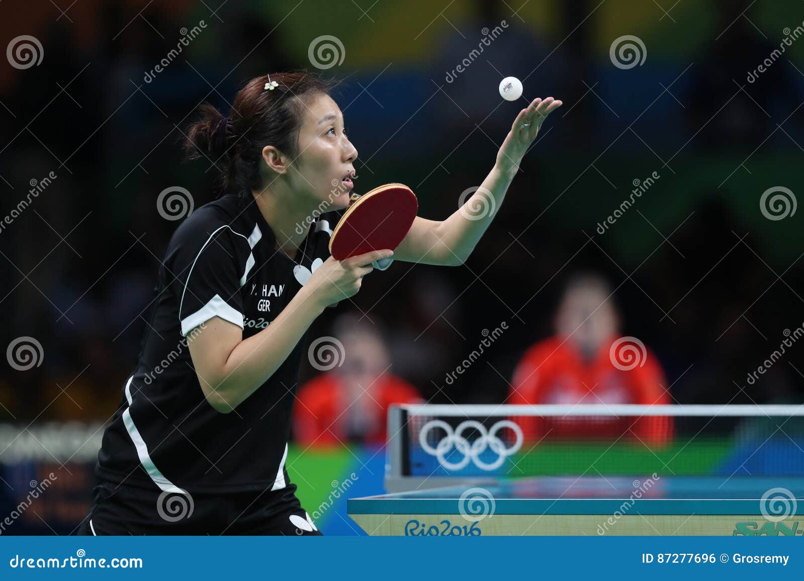 Han Yan at the Olympic Games in Rio 2016. Editorial Photo - Image of ...