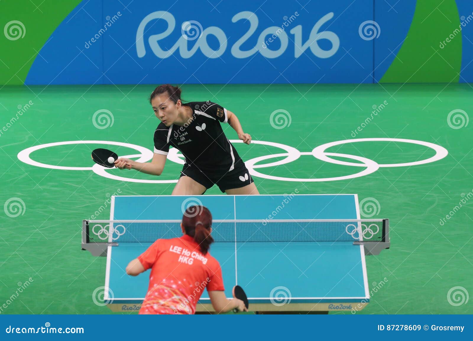 Han Yan at the Olympic Games in Rio 2016. Editorial Stock Image - Image ...
