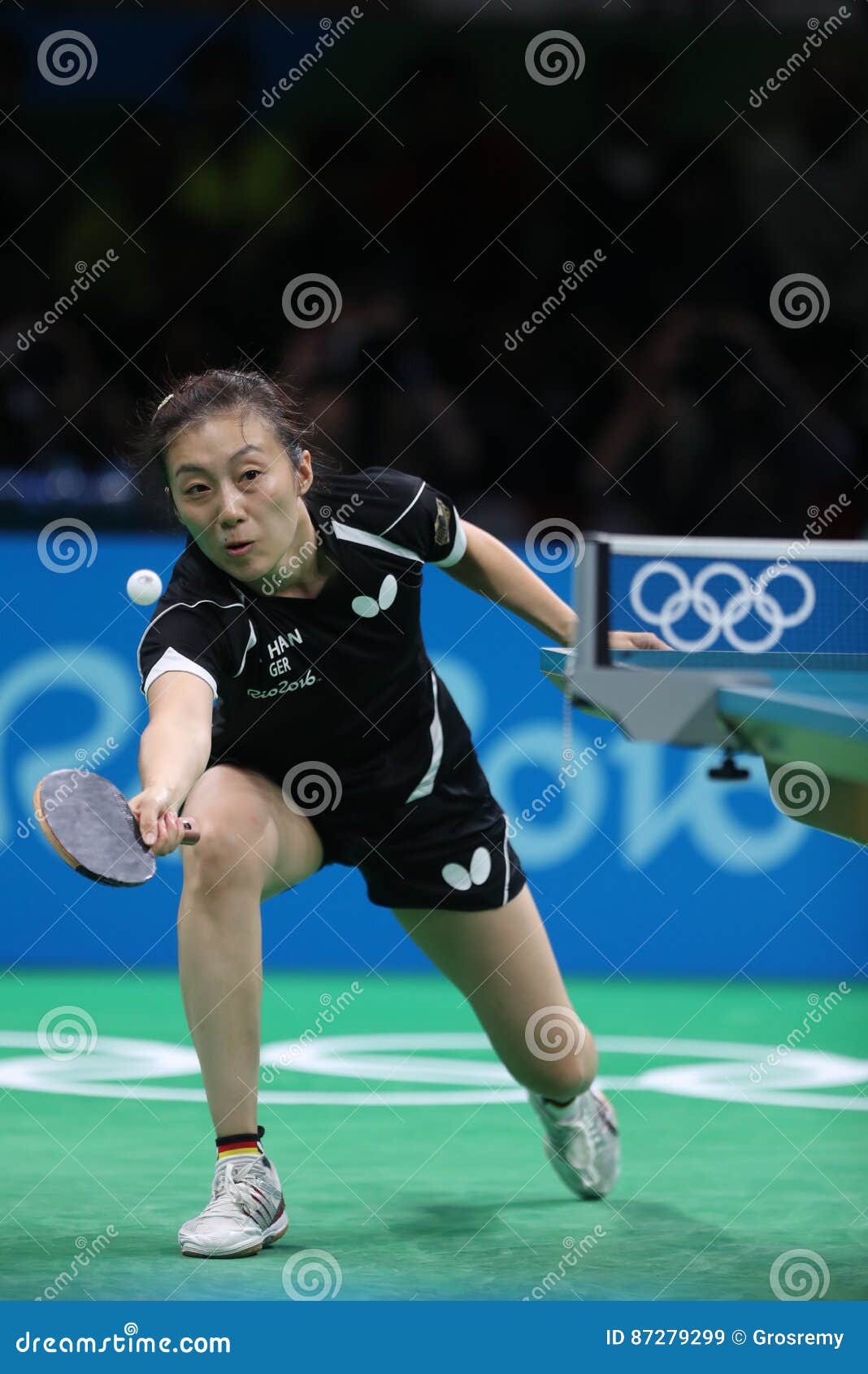 Han Yan at the Olympic Games in Rio 2016. Editorial Stock Image - Image ...