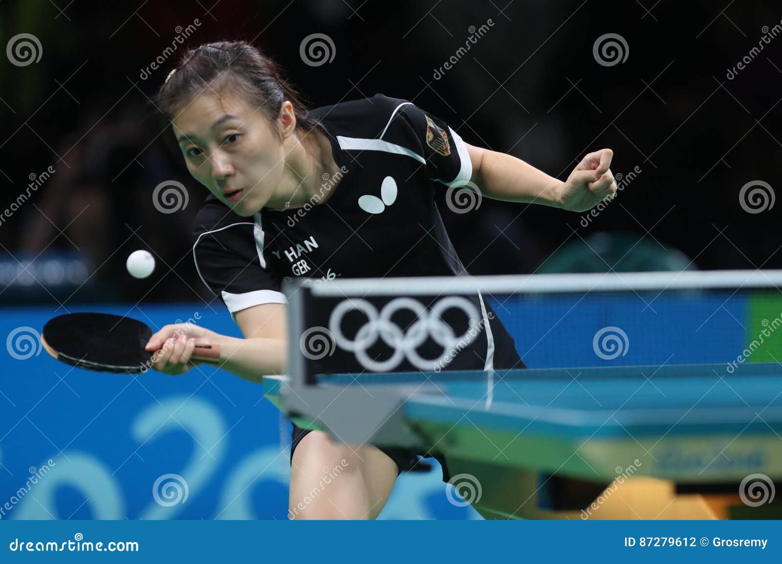 Han Yan at the Olympic Games in Rio 2016. Editorial Photography - Image ...