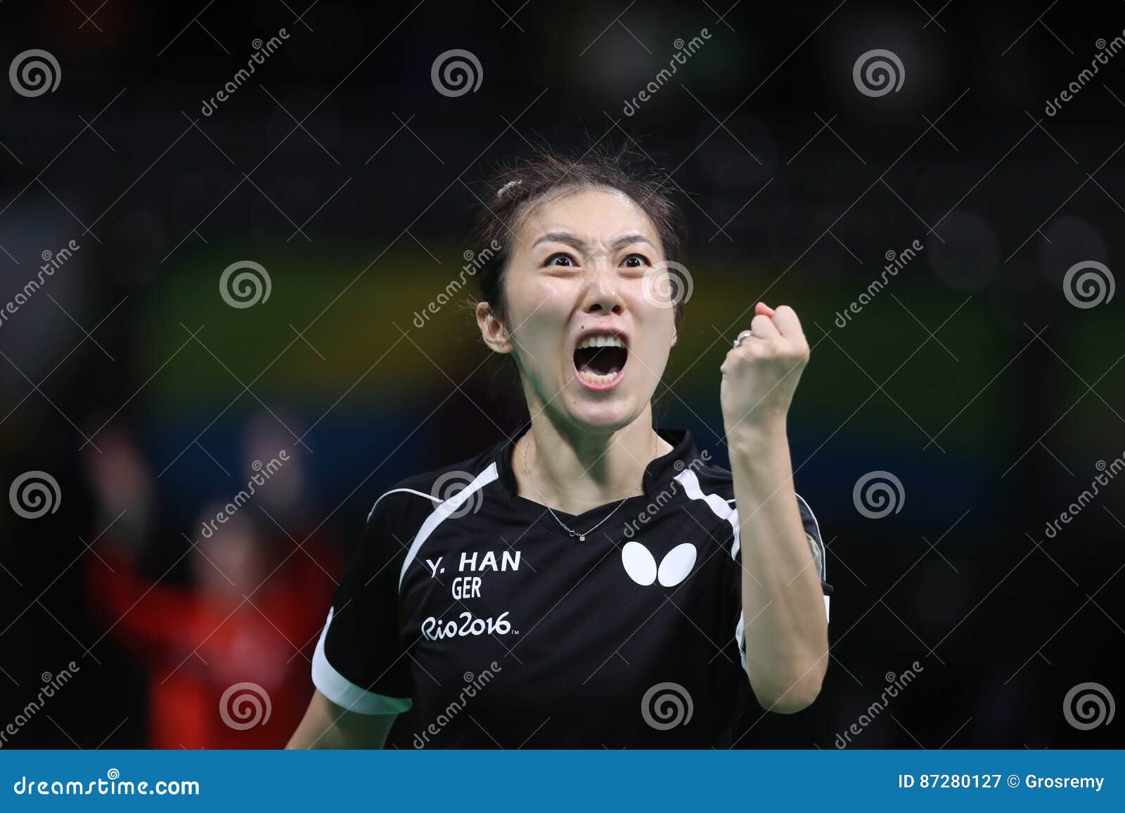 Han Yan at the Olympic Games in Rio 2016. Editorial Photography - Image ...