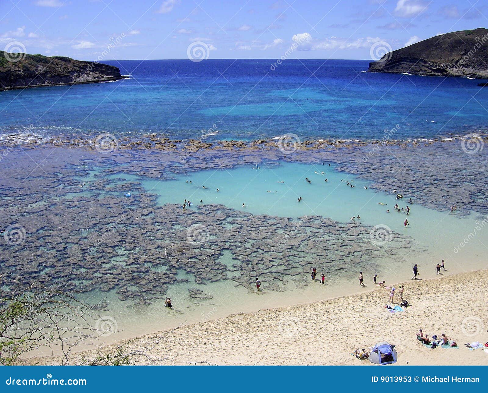 Hanauma Bay stock image. Image of geographic, gorgeous - 9013953